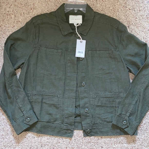 Lucky Brand | Jackets & Coats | Lucky Brand Olive Green Jacket | Poshmark